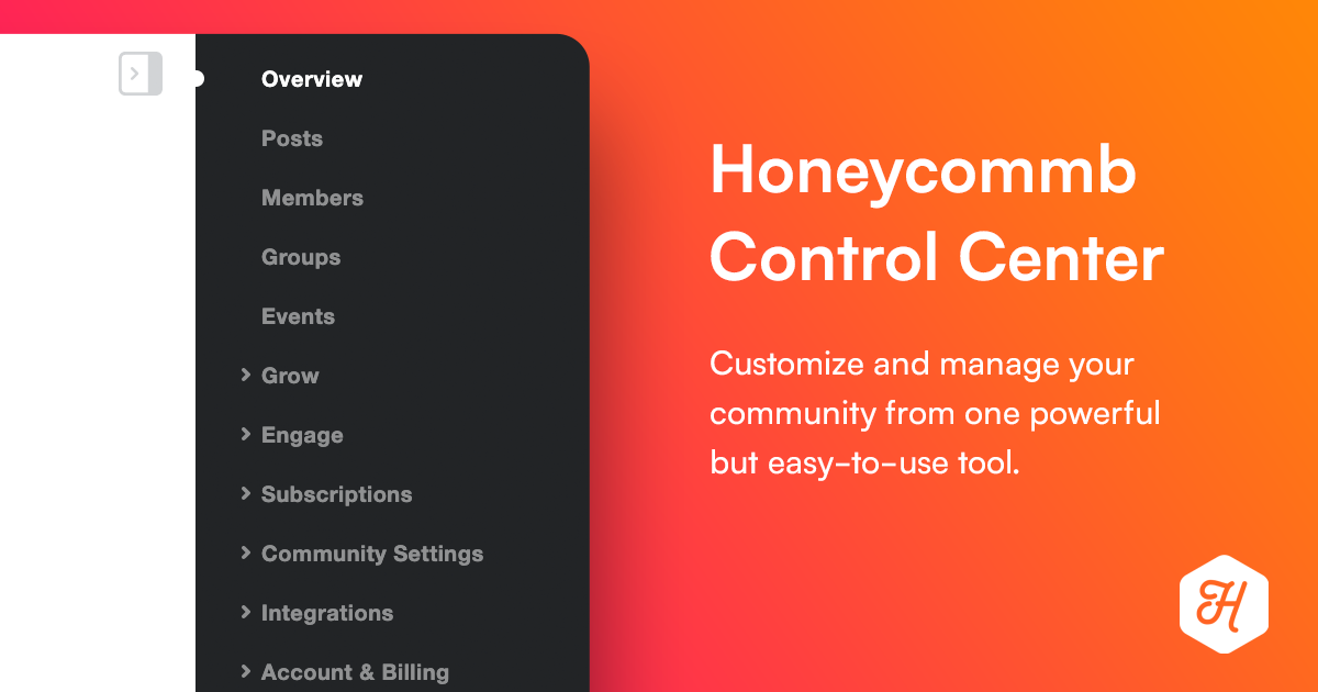 Your Community Control Center - Honeycommb